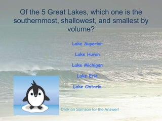 Bodies of water | PPTX | North America Travel | Travel Locations