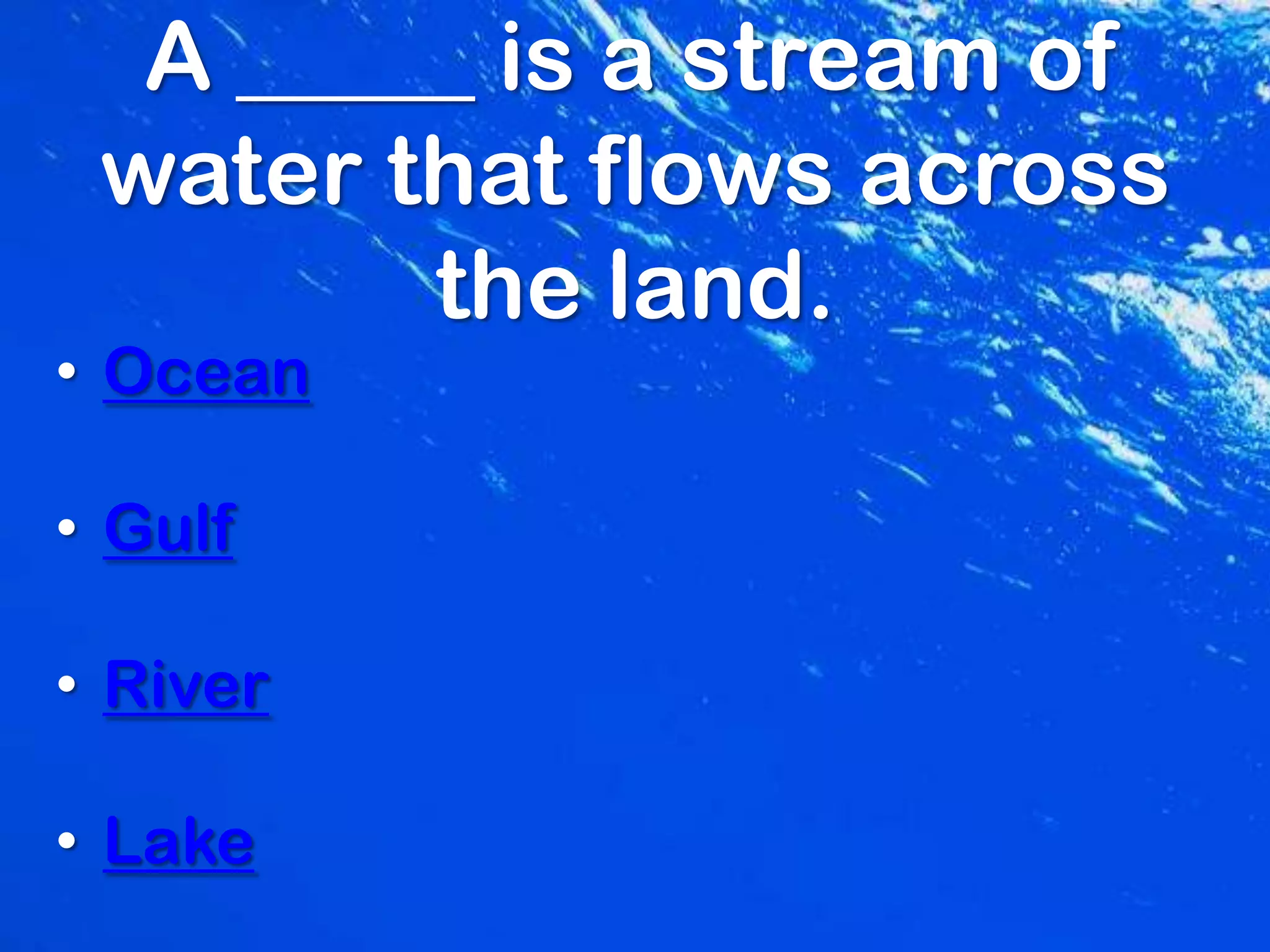 Bodies of Water | PPTX