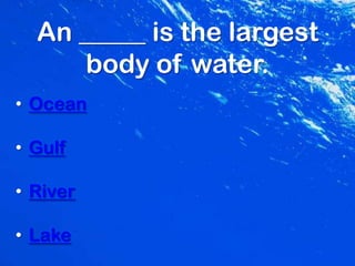 Bodies of Water | PPTX