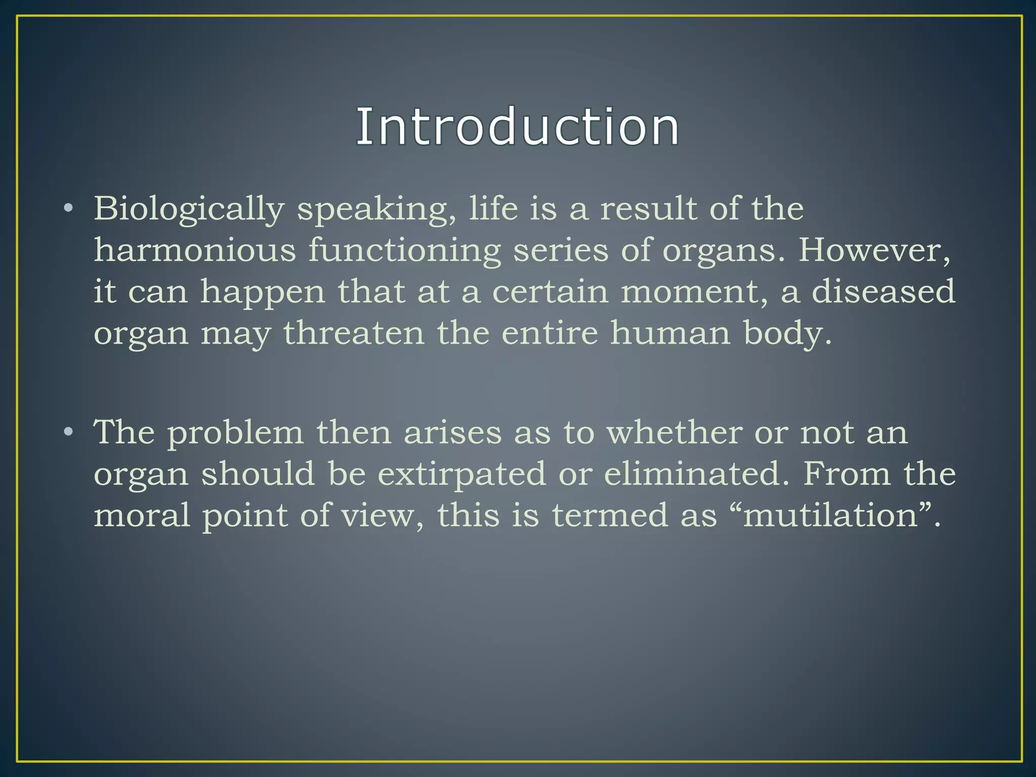 Bodily integrity; Principle of Totality; Plastic Surgery | PPTX ...