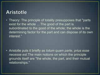 Bodily integrity; Principle of Totality; Plastic Surgery | PPTX