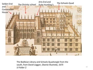 Bodleian Law Library history slideshow | PPT