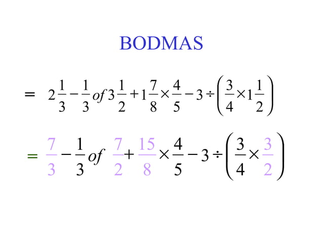 Bodmas | PPT