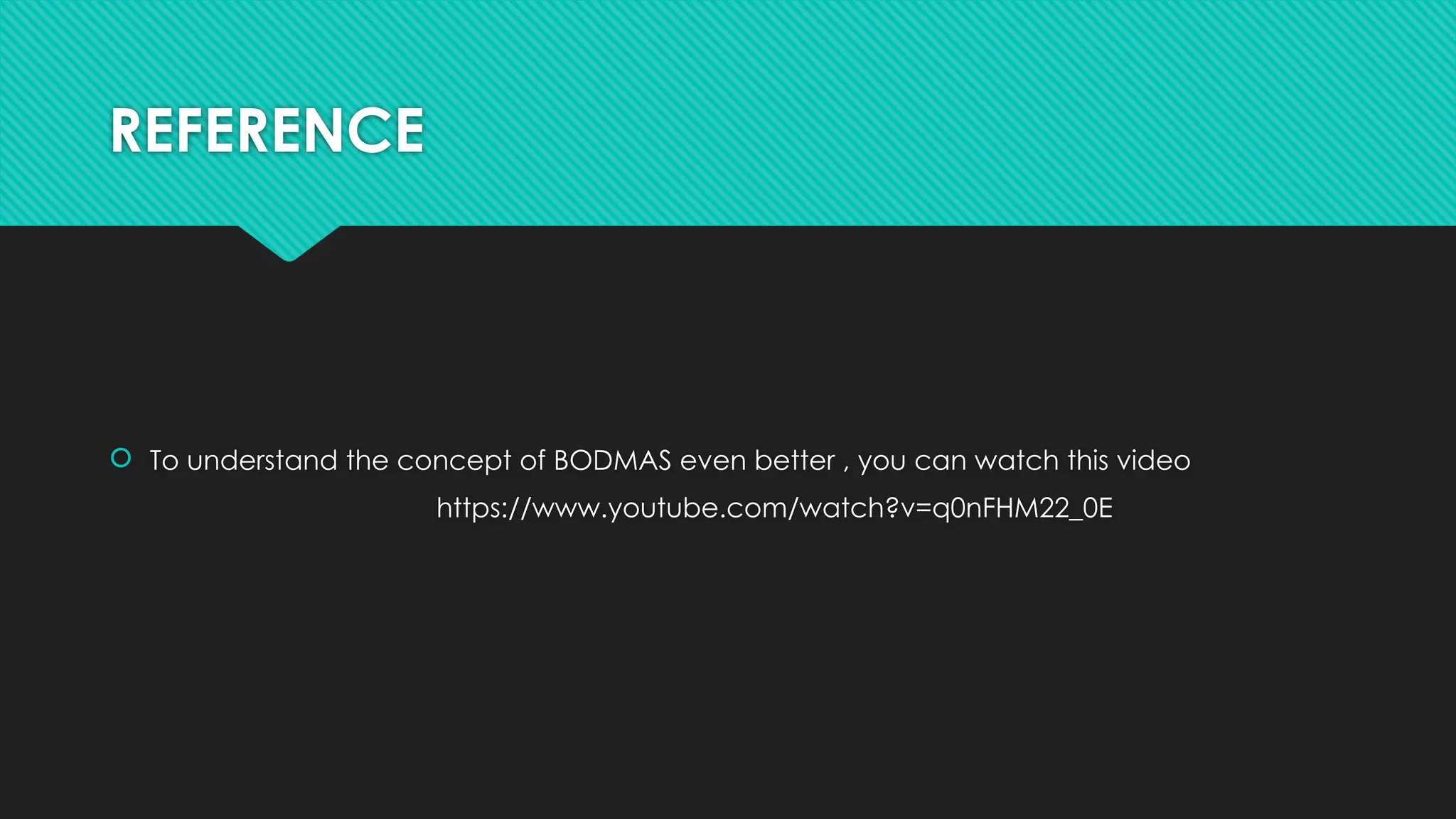 BODMAS.pptx description of BODMAS for school kids | PPTX