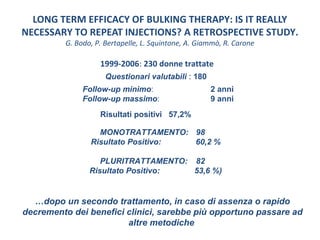 Quando non c’è spazio per la tape sottouretrale | PPT