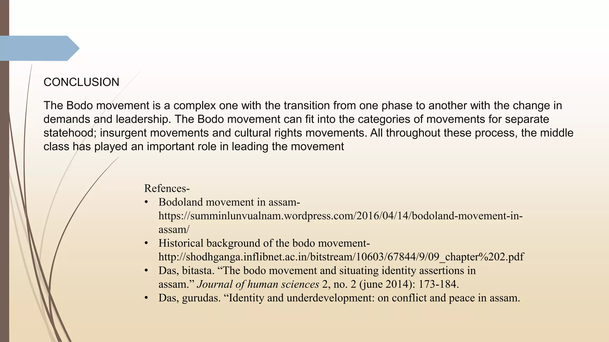 Bodo movement | PPTX