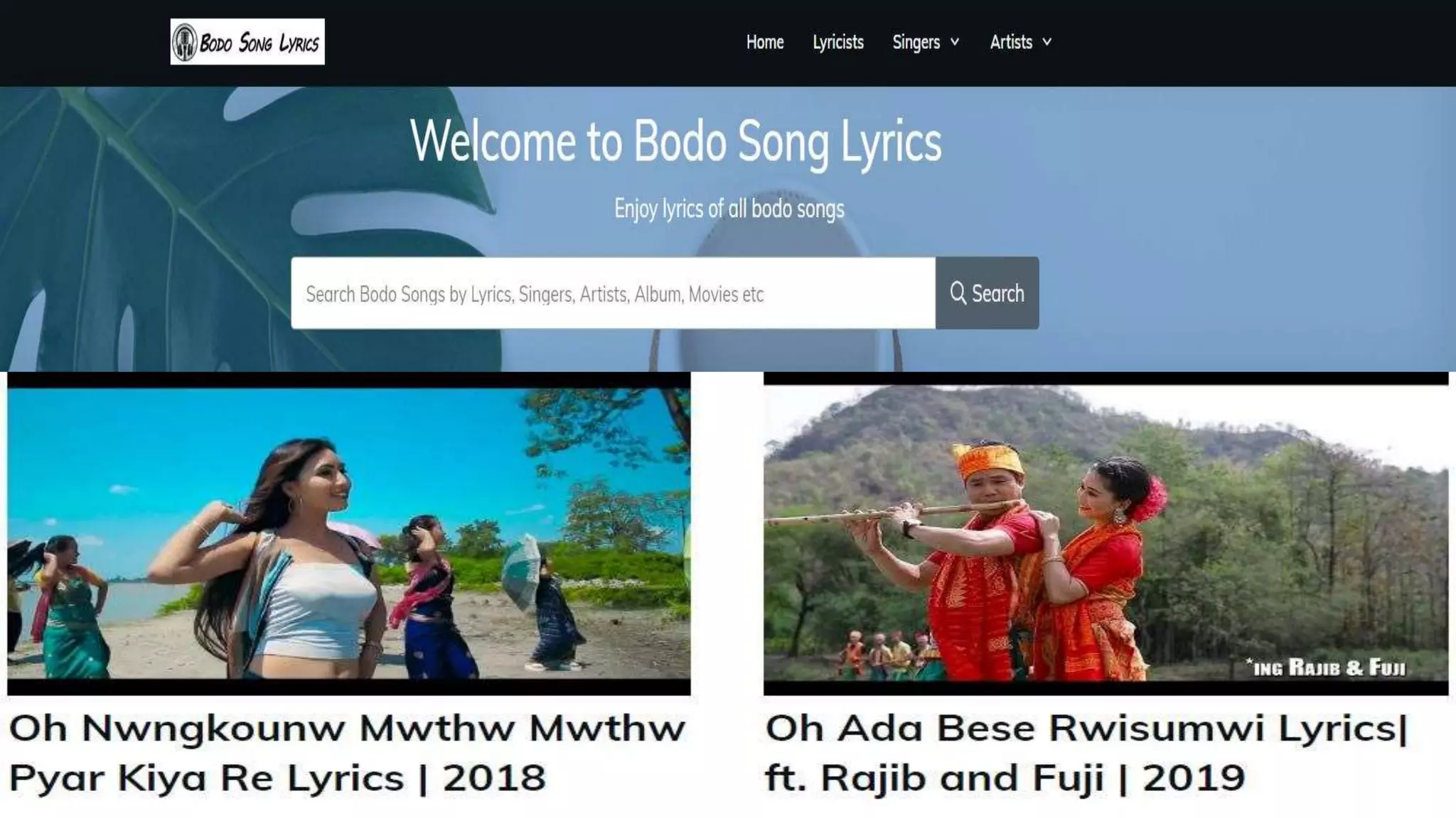 Bodo Song Lyrics | PPTX