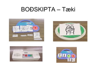 Bodskipti Taekni Boardmaker Plus | PPT