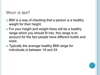 Main Activity Body Mass Index PowerPoint | PPTX