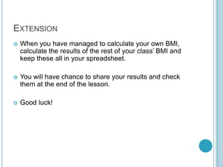 Body mass index (bmi) (1) | PPTX