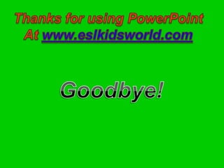 Body parts powerpoint | PPT