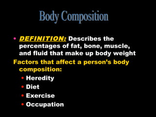 Body composition3 | PPT