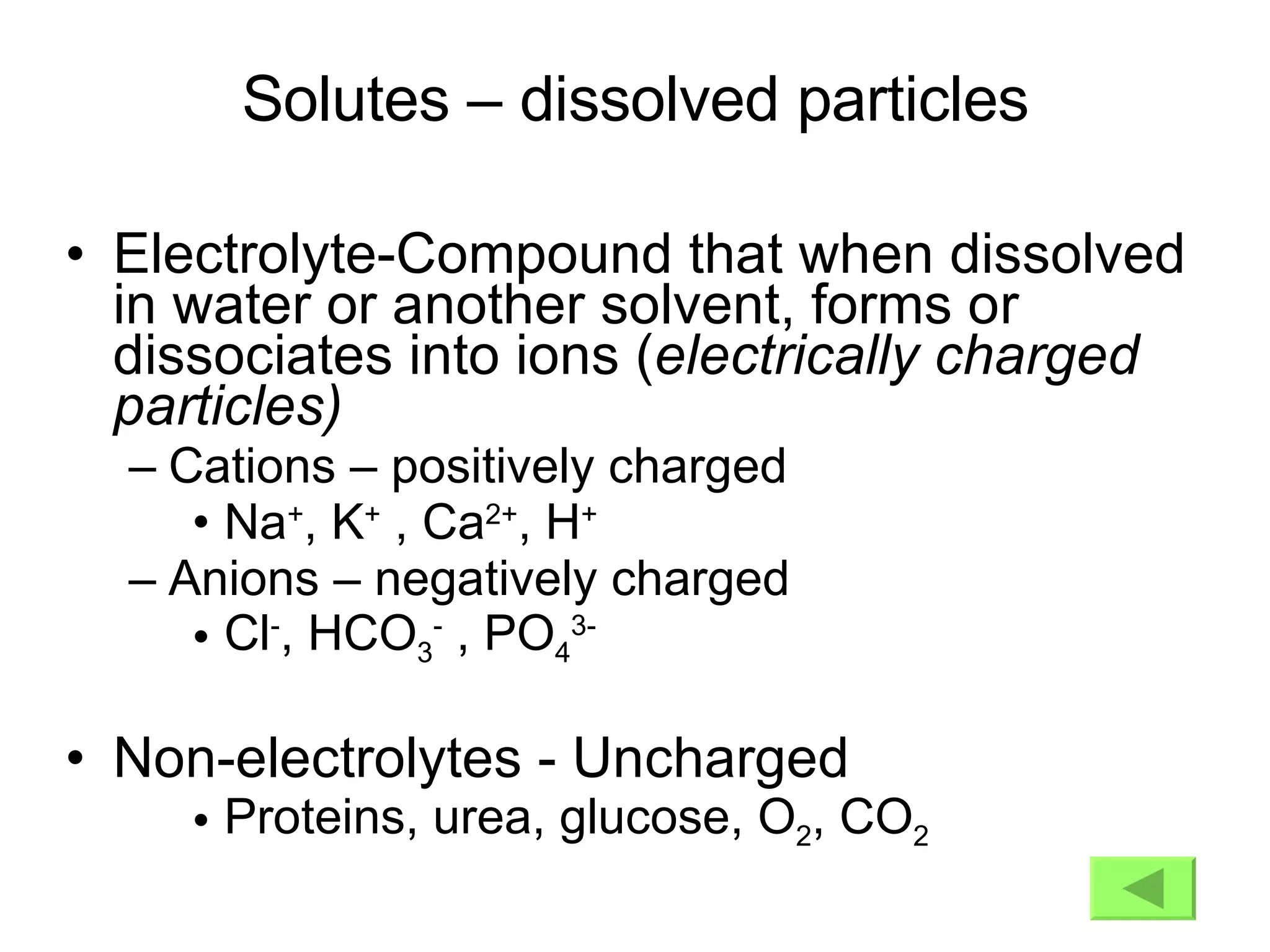 Body Fluid And Electrolyte Balance | PPT