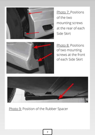 Body kit Smart Fortwo 451 User Manual | PDF