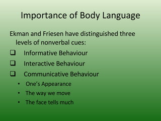 Body Language | PPT