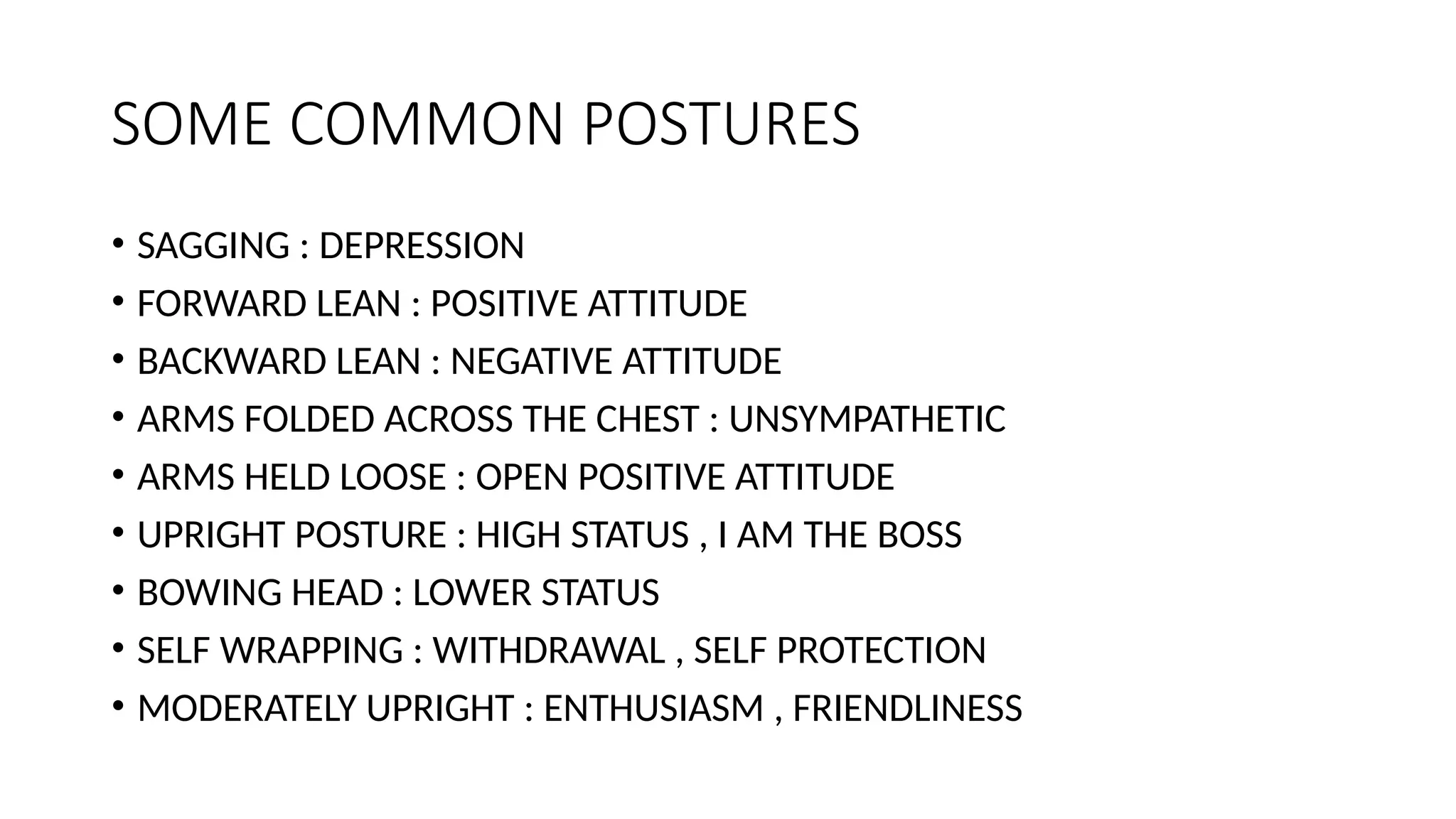 Importance of Body-Language & Gestures & Postures | PPT