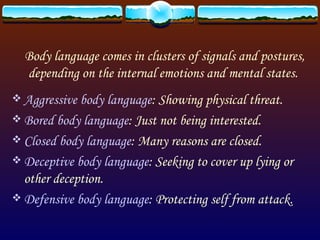 Body language | PPT
