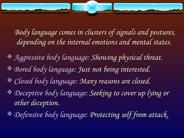 Body language | PPT