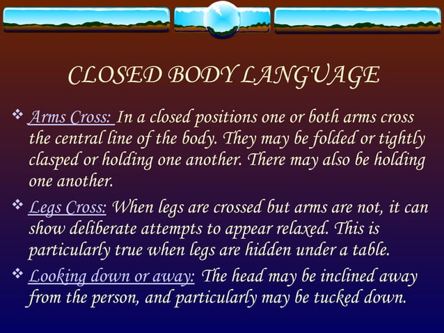 Body language | PPT