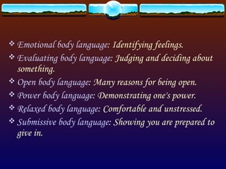 Body Language | PPT