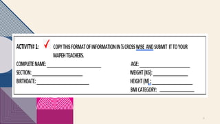 Body-mass-index-bmi- physical education for grade 10 | PPTX