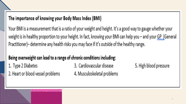 Body-mass-index-bmi- physical education for grade 10 | PPTX