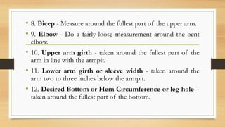 body-measurement.pptx | Women\'s Outerwear | Women\'s Clothing