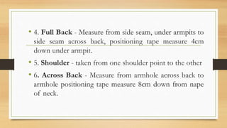 body-measurement.pptx | Women\'s Outerwear | Women\'s Clothing