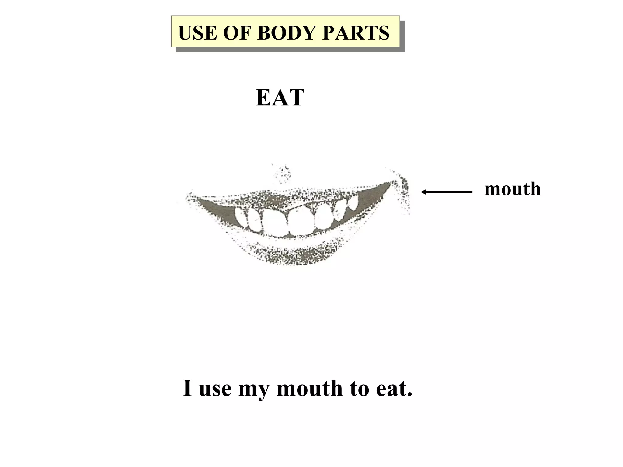 Body parts | PPT