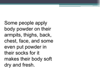Body powder (1) | PPT