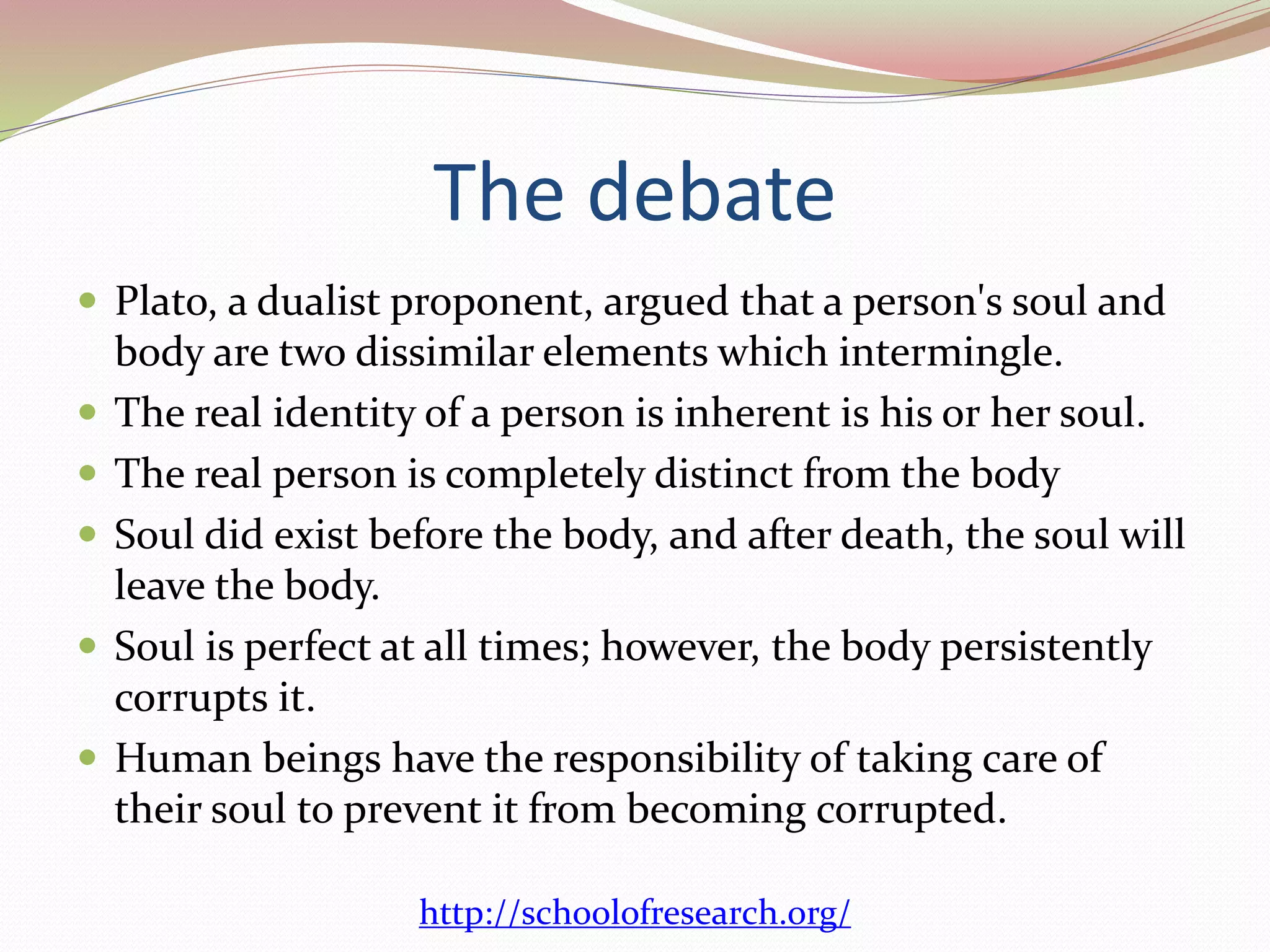 Body Soul Dualism | PPTX