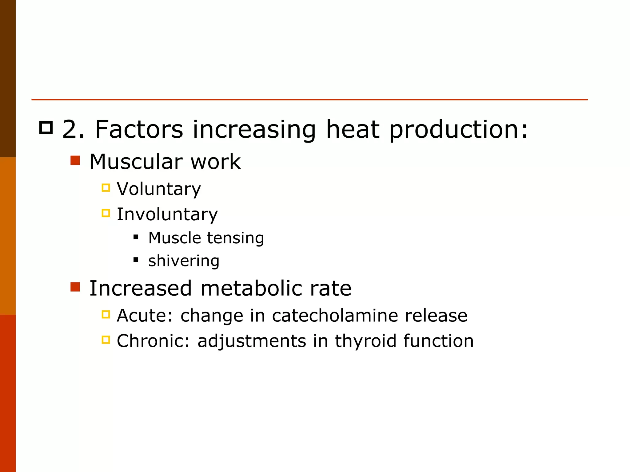 Body Temperature Regulation | PPT
