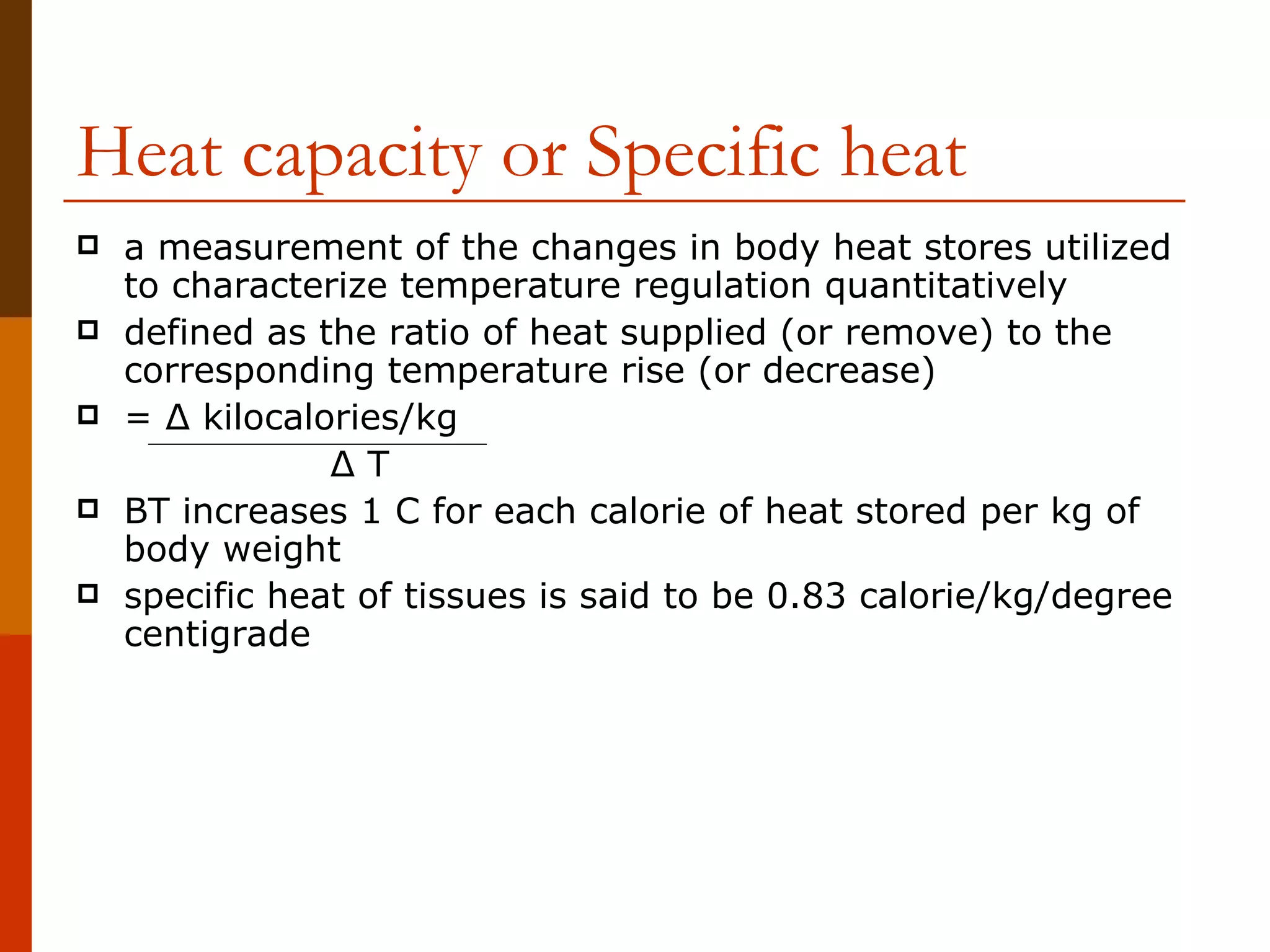 Body Temperature Regulation | PPT