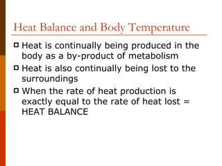 Body Temperature Regulation | PPT