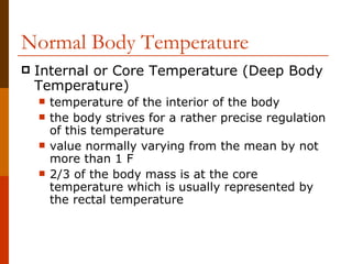 Body Temperature Regulation | PPT