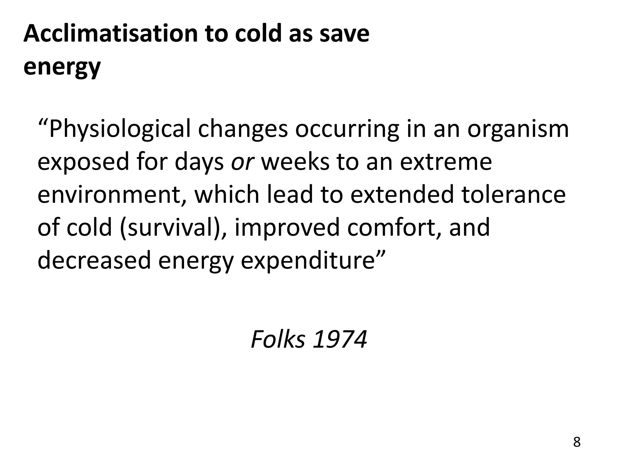 Body adaptations during exercise in extreme cold environment 1 1(1) | PPTX