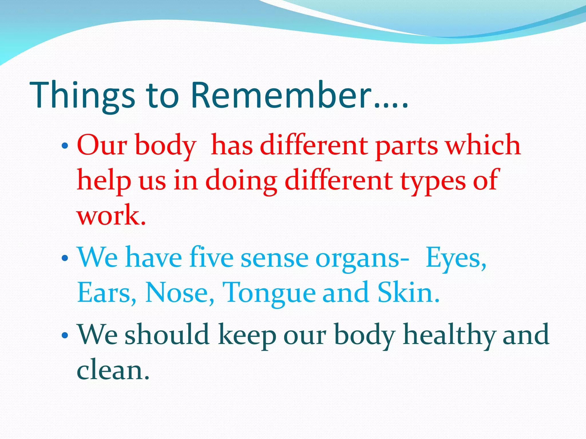 Body and Health introduction | PDF