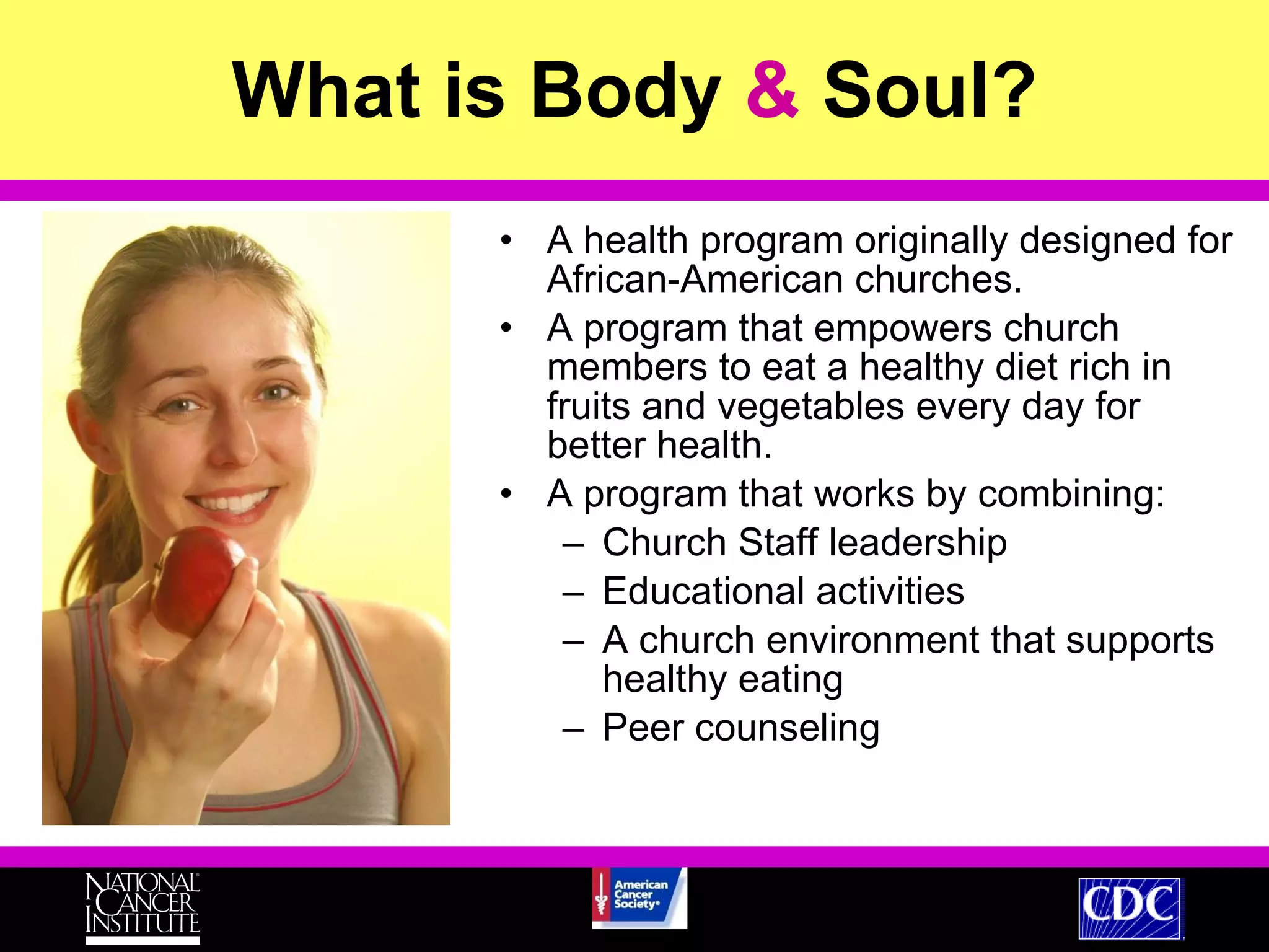 Body And Soul Presentation For Karen | PPT