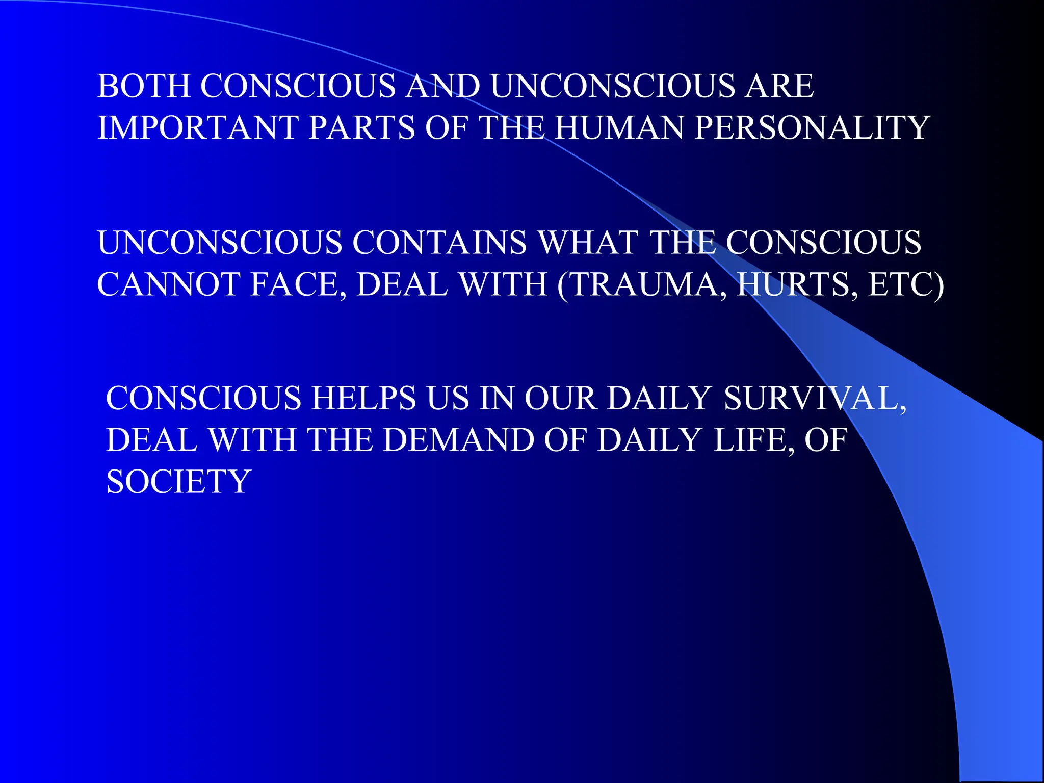 BODY AND THE UNCONSCIOUS Powerpoint Presentation | PPT