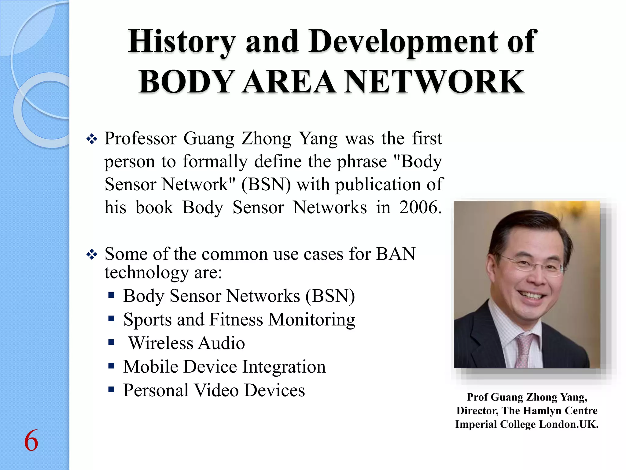 Wireless Body Area Network (WBAN) | PPTX