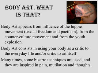 Body art | PPT