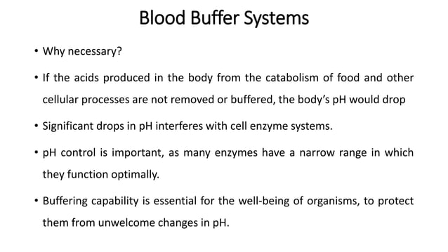 Body buffers and acid base balance.pptx | Chemistry | Science