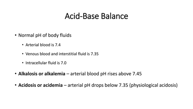 Body buffers and acid base balance.pptx | Chemistry | Science