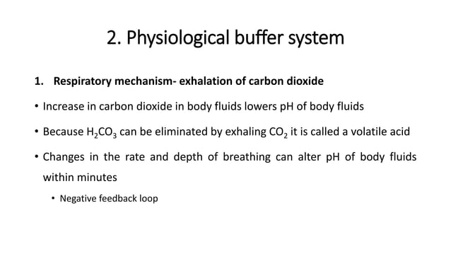 Body buffers and acid base balance.pptx | Chemistry | Science