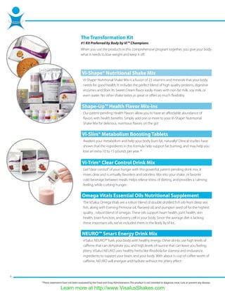Body by vi Challenge Program Guide by ViSalus Sciences | PDF