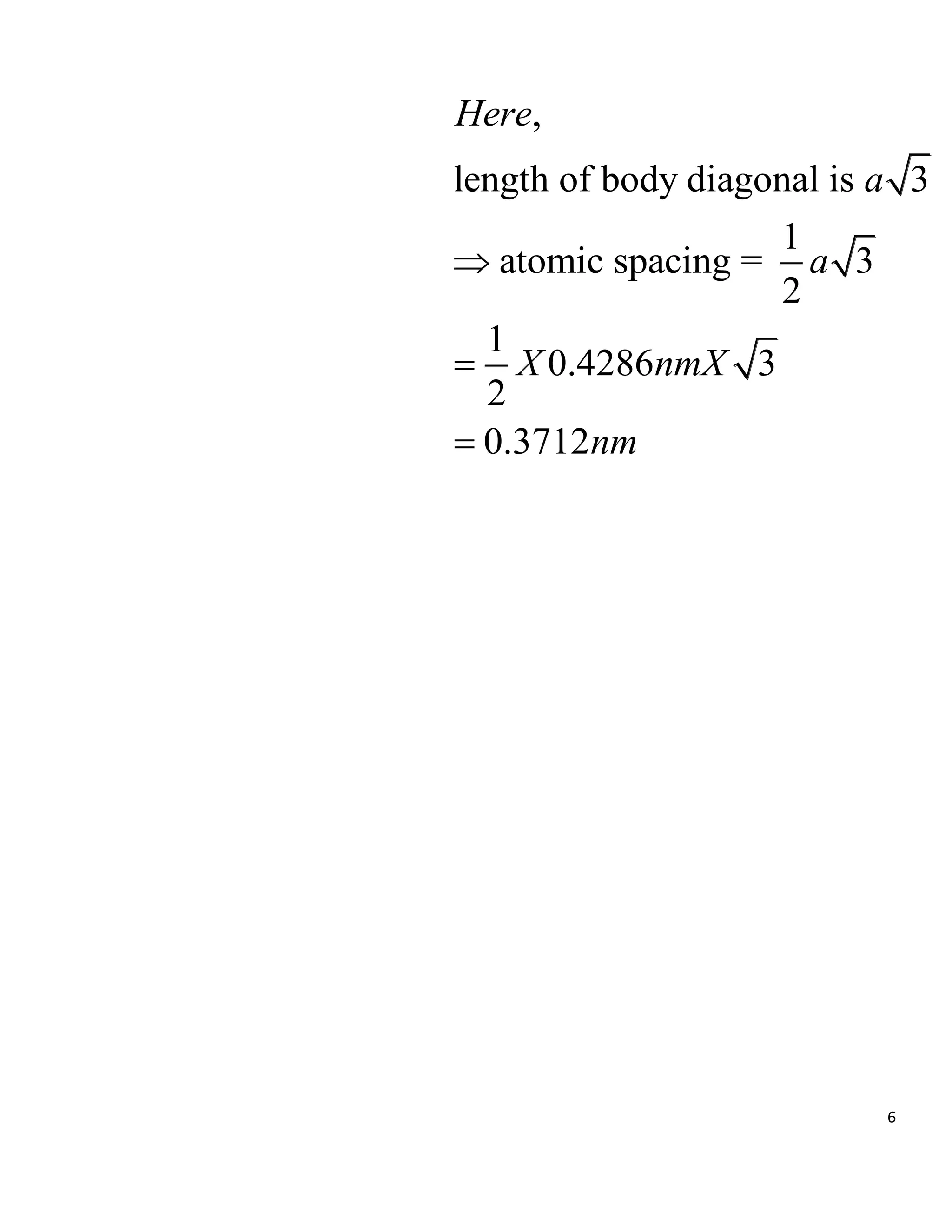Body Centered Cubic Structure Pdf