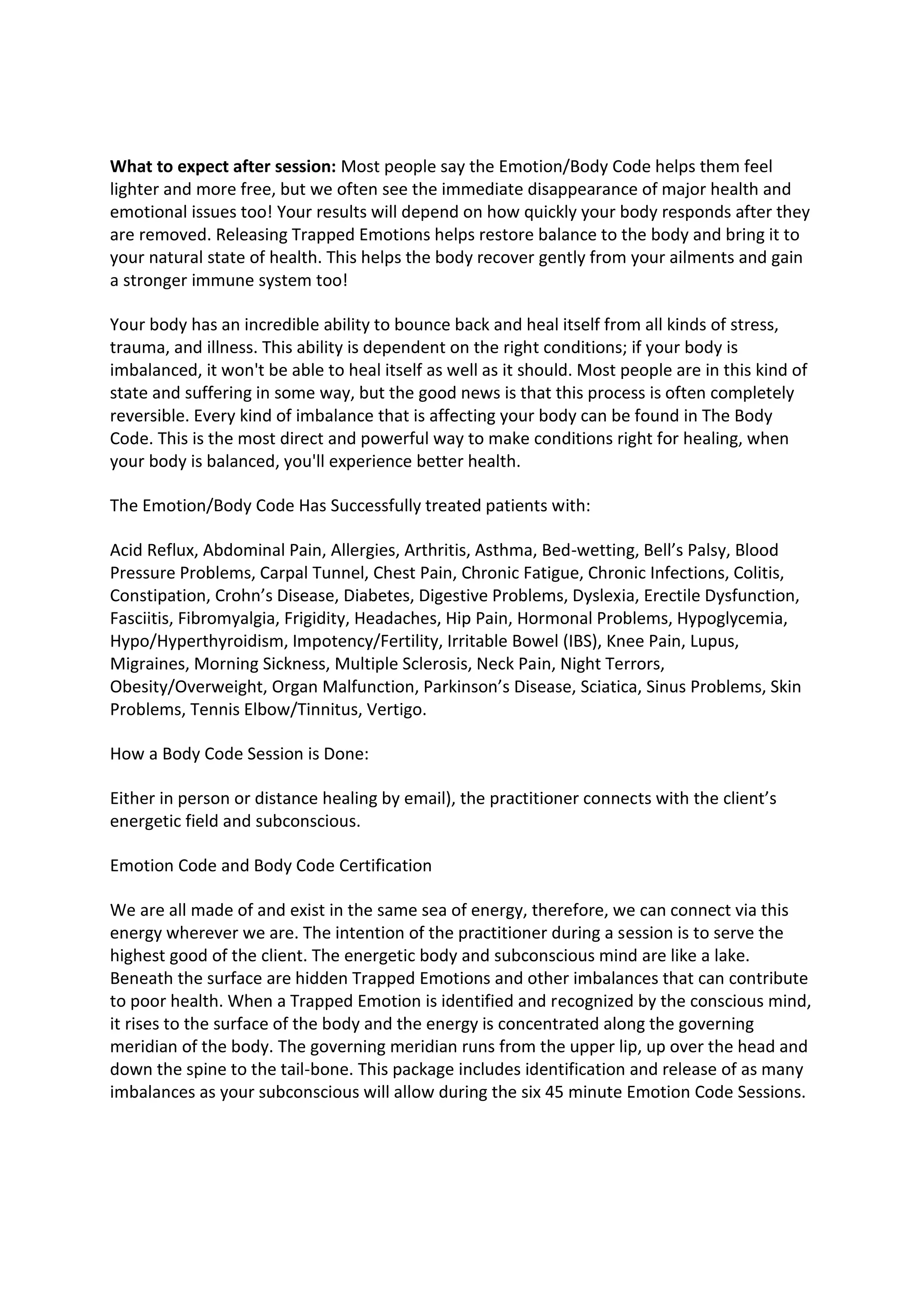 Body code session heart wall | PDF
