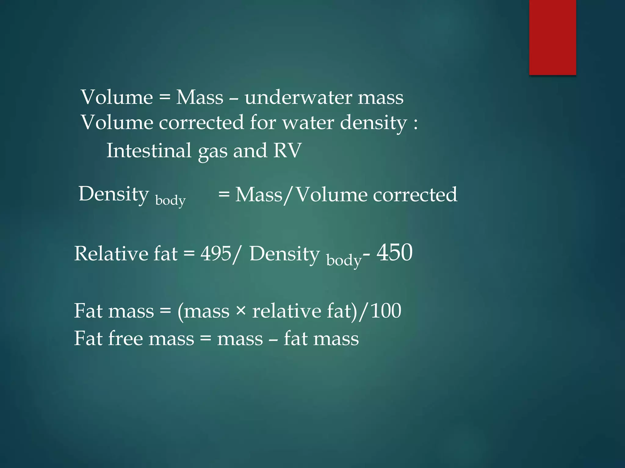 Body composition analysis | PPTX