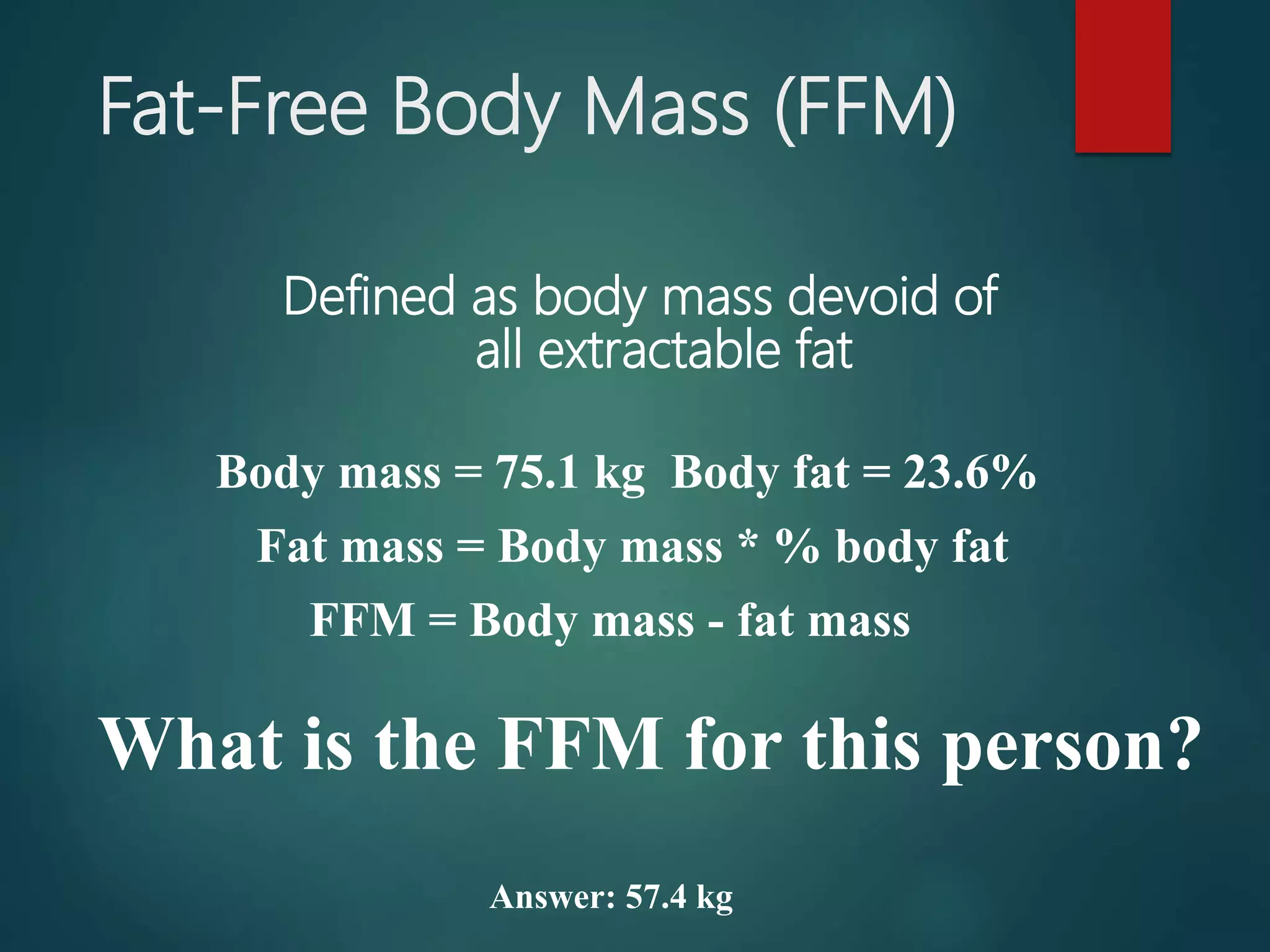 Body composition analysis | PPTX