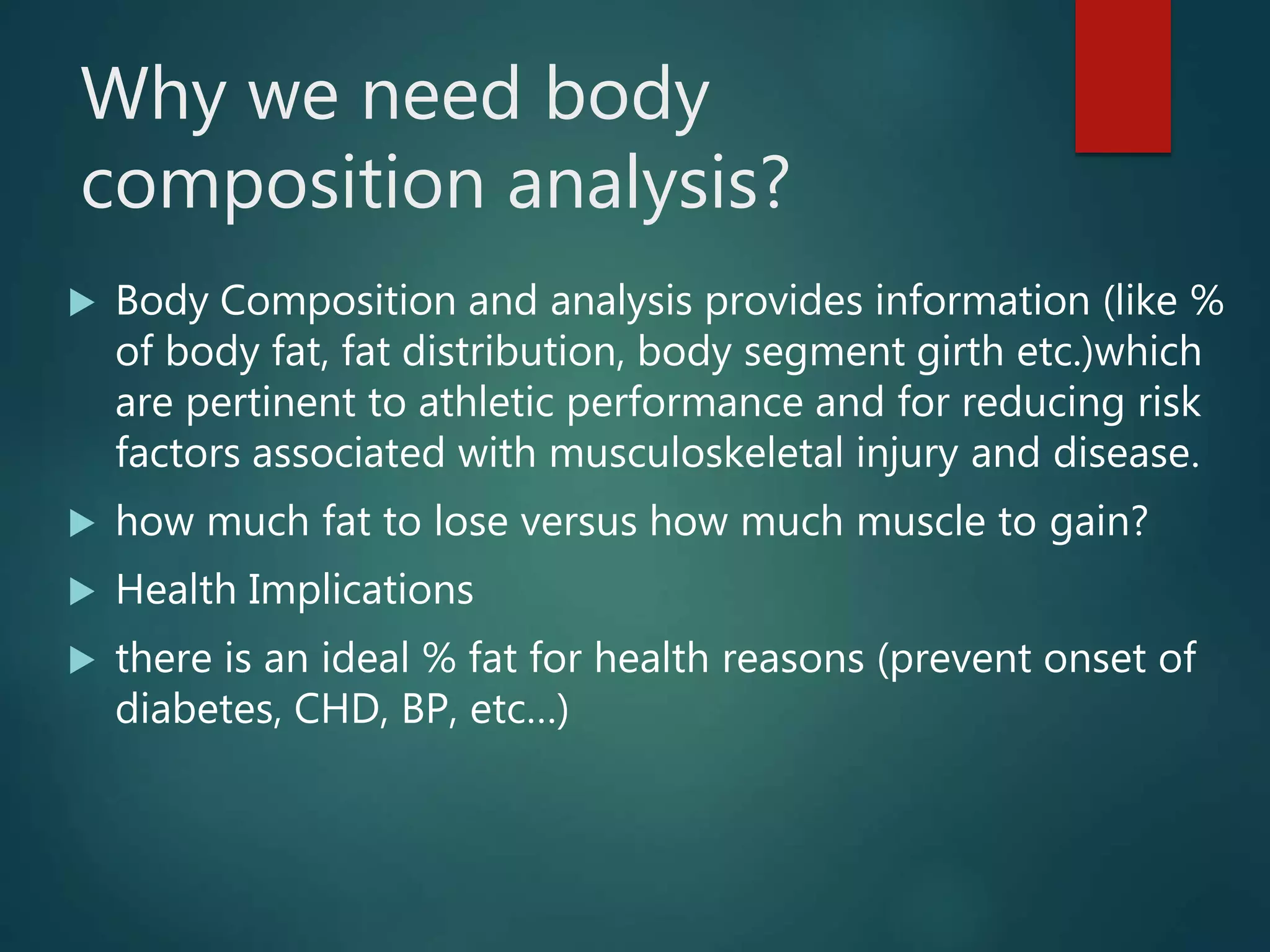 Body composition analysis | PPTX